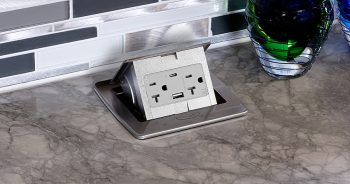 Kitchen Pop Up Outlets - Lew Electric Fittings Company